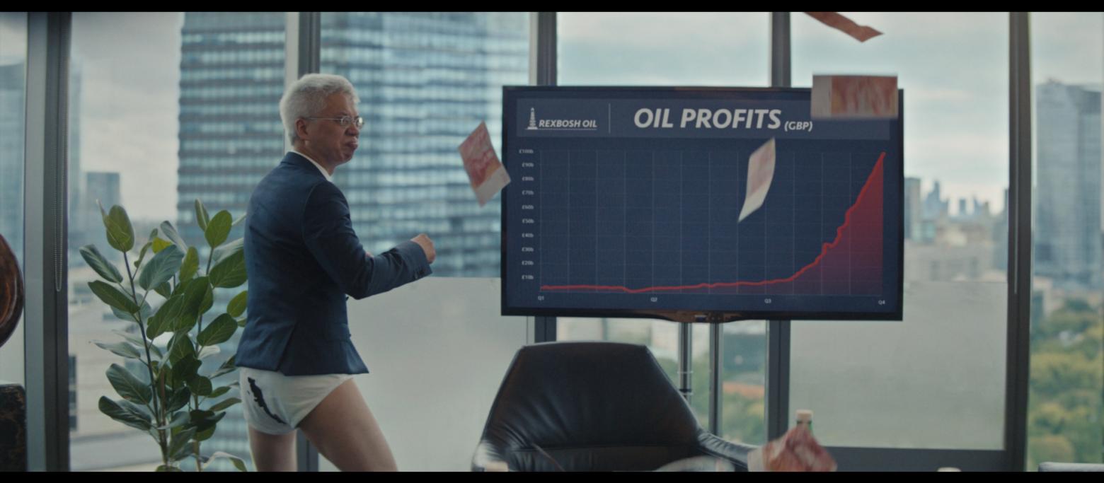 4creative campaign tees up climate change programming with carbon skid marks | Channel 4